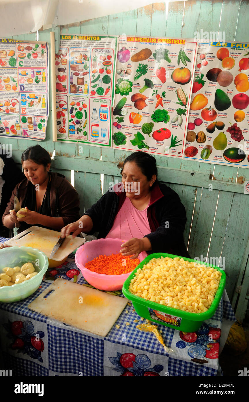 Community Kitchen, Lima, Peru Stock Photo - Alamy