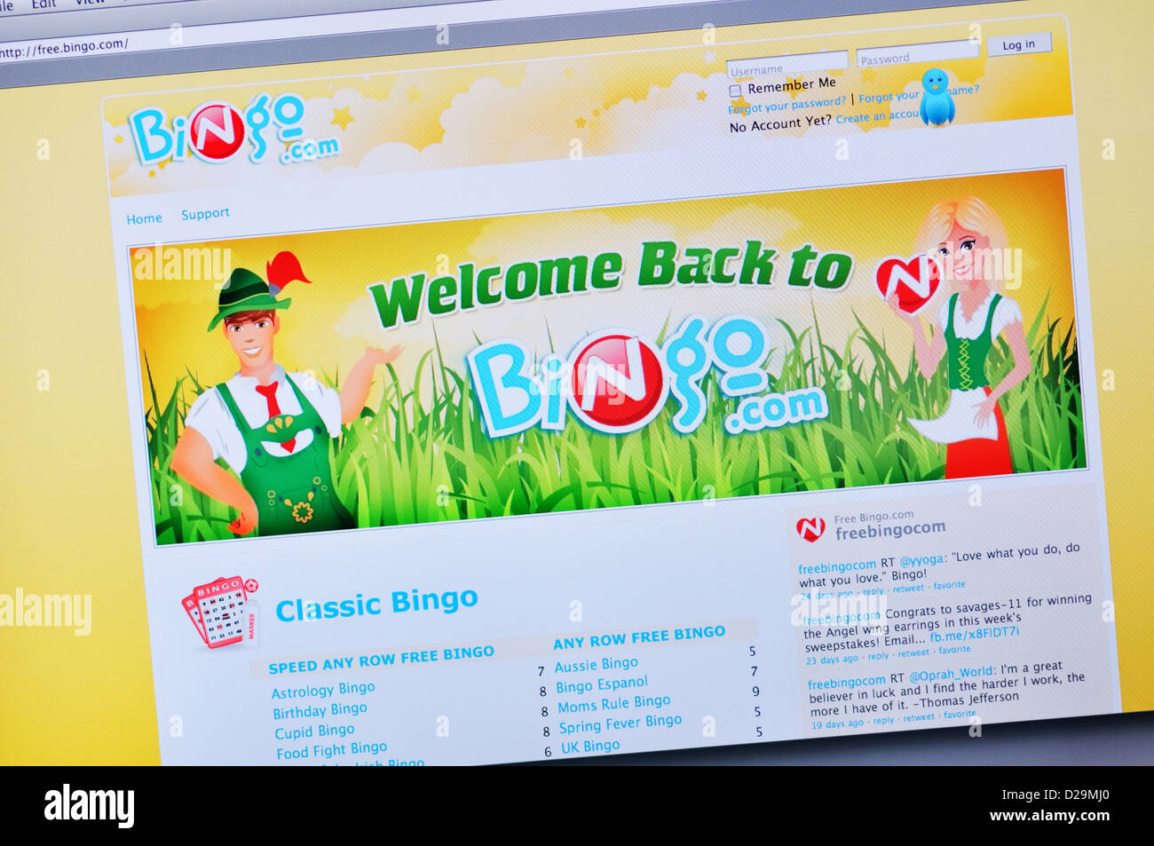 Online bingo game hi-res stock photography and images - Alamy