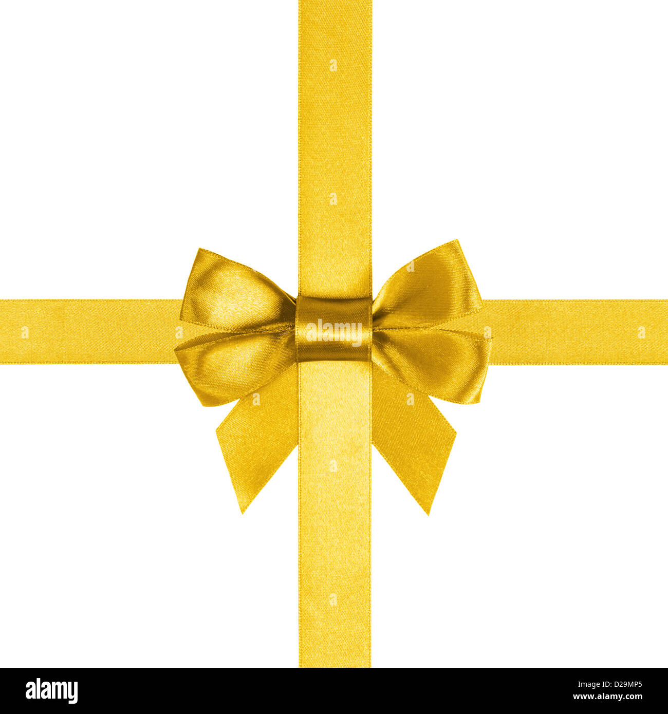 Golden satin ribbons on hi-res stock photography and images - Alamy