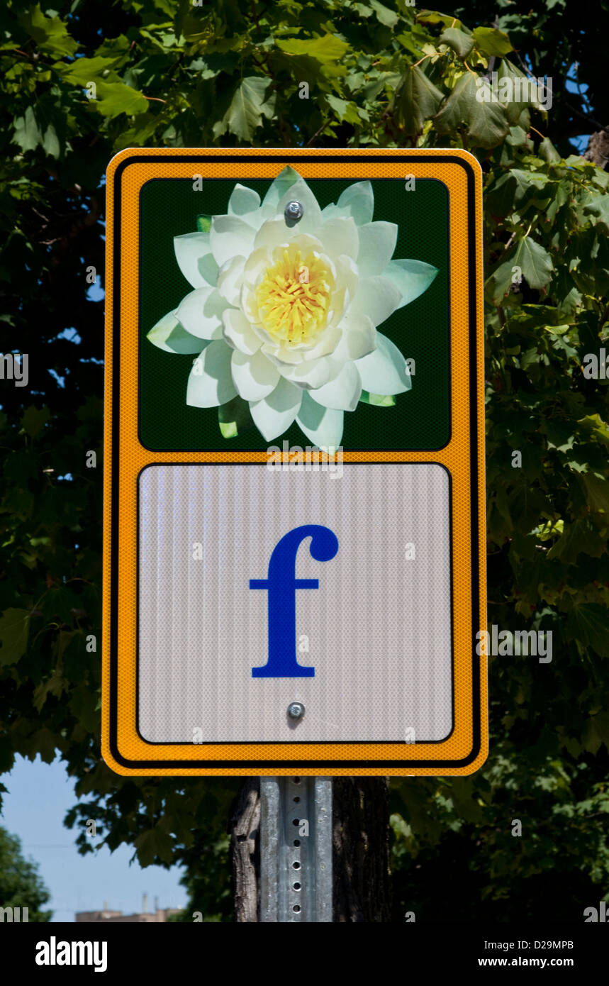 Neighborhood traffic sign Stock Photo - Alamy