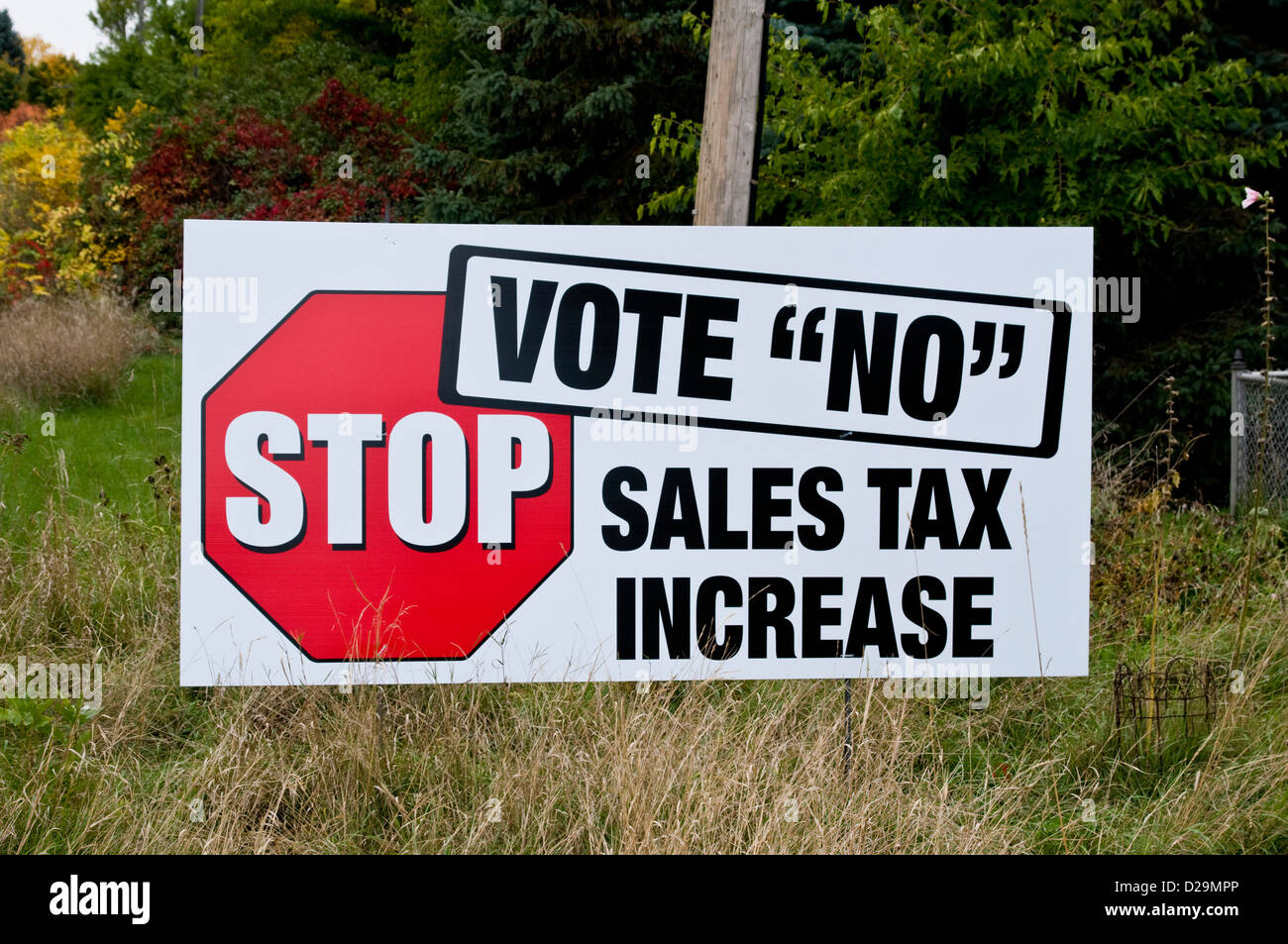 Vote no protest sign Stock Photo - Alamy