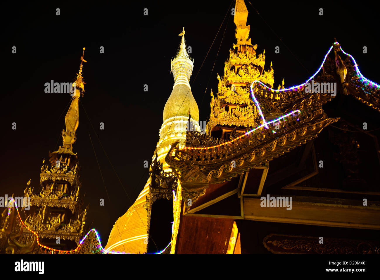 Shwedagon Pagoda,Buddhas,Buddhism By Night,Planetary Posts,Outlying ...