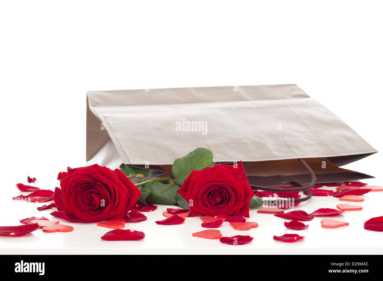 Roses in a bag Stock Photo - Alamy