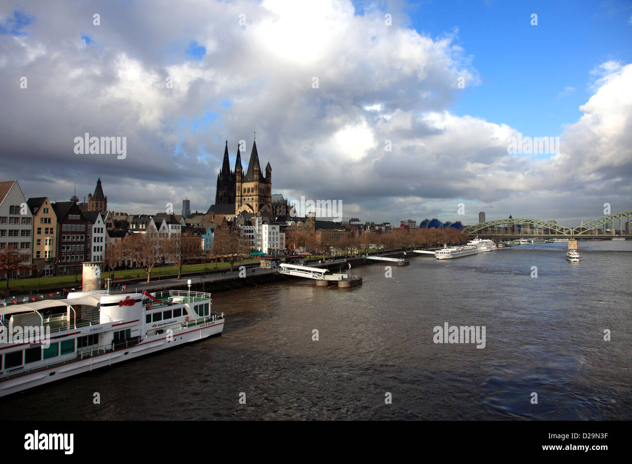 Rhine river cruise cologne hi-res stock photography and images - Alamy