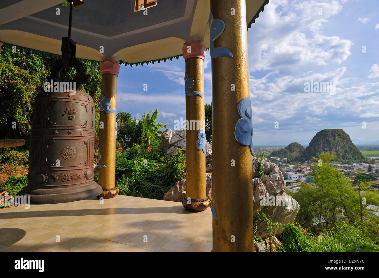 Ancient bell on Marble Mountains near Danang, Vietnam Stock Photo - Alamy