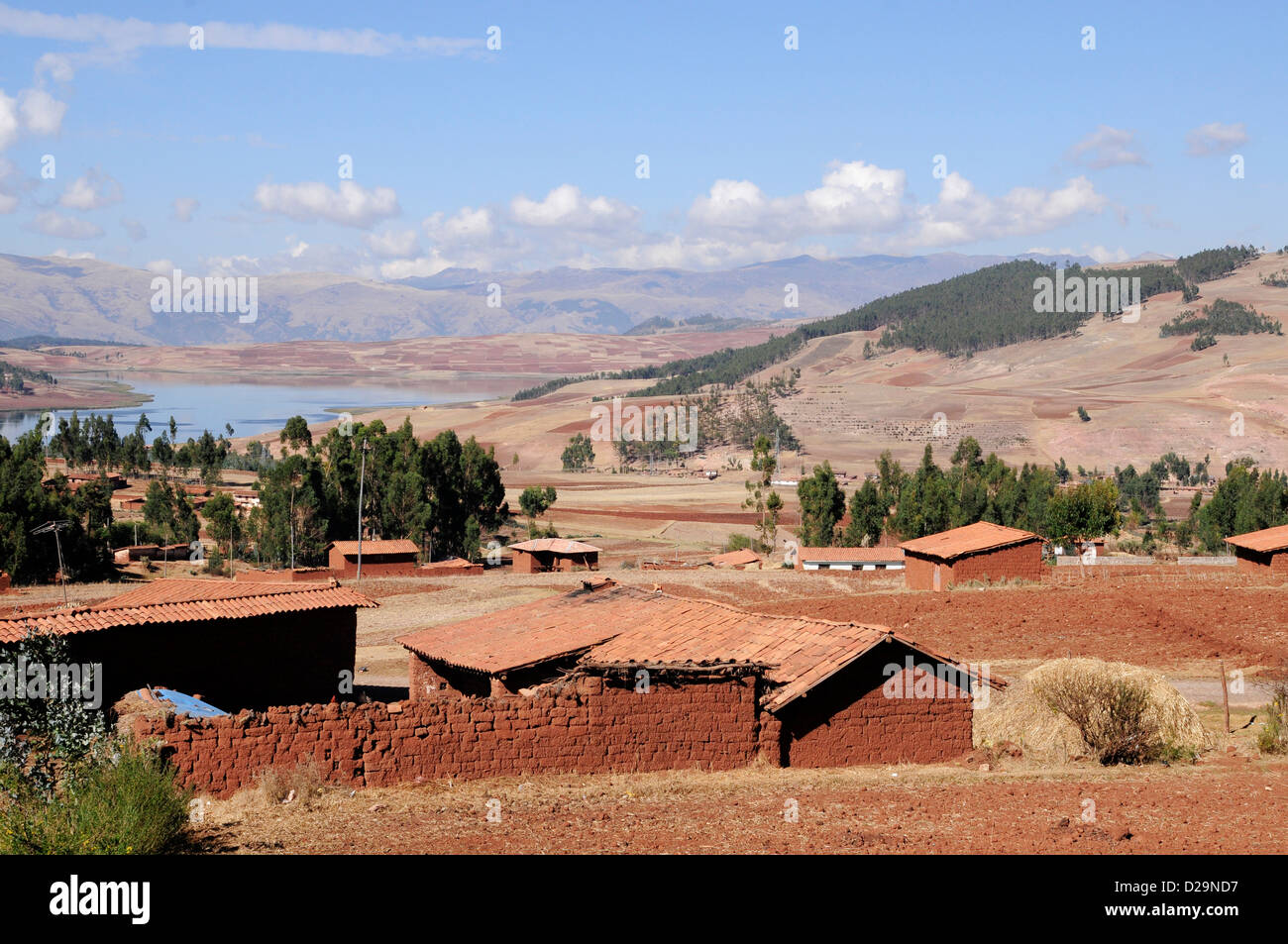 Farmland peru travel world peru landscape black and white hi-res stock ...