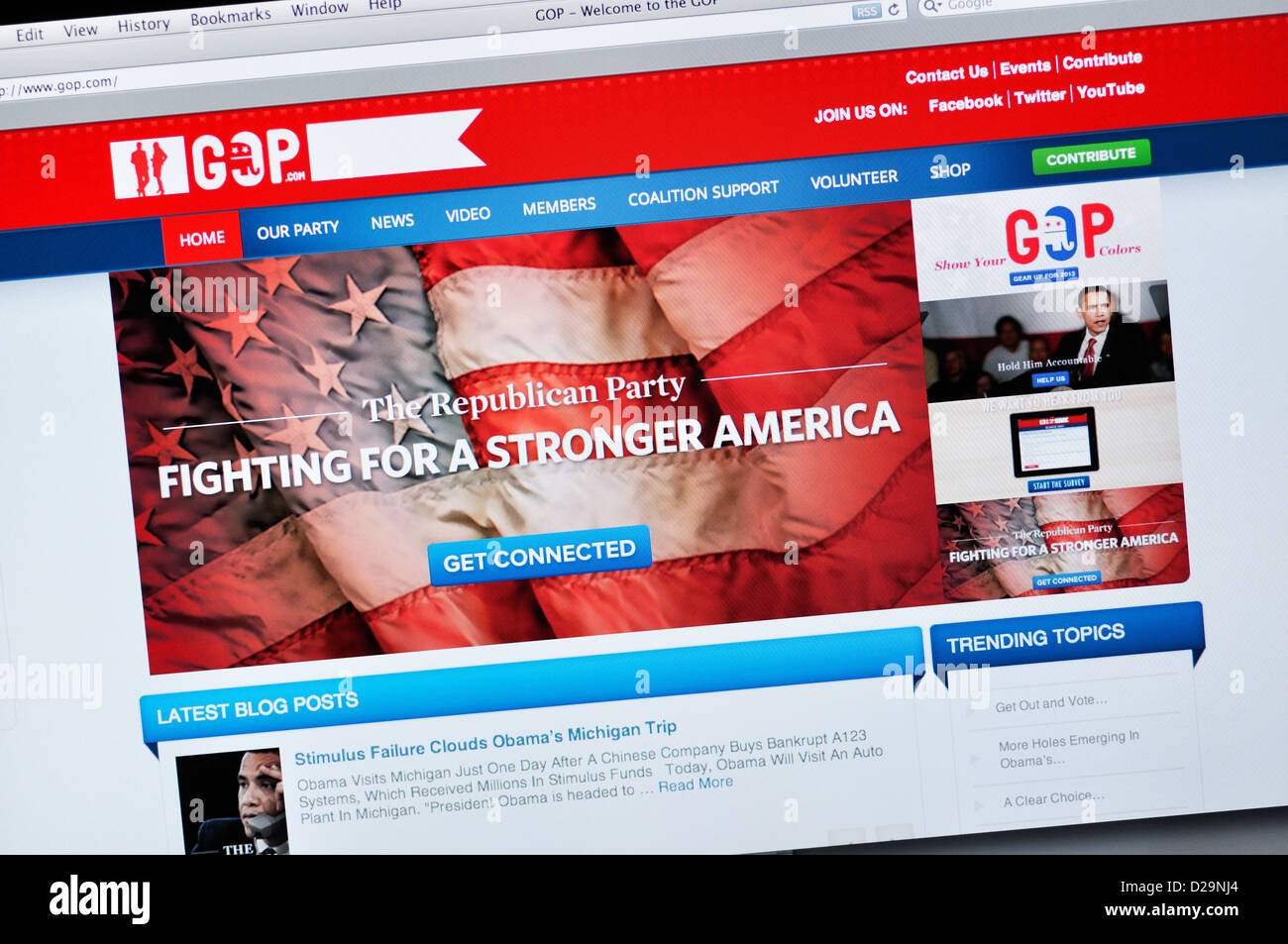 Conservative party website hi-res stock photography and images - Alamy