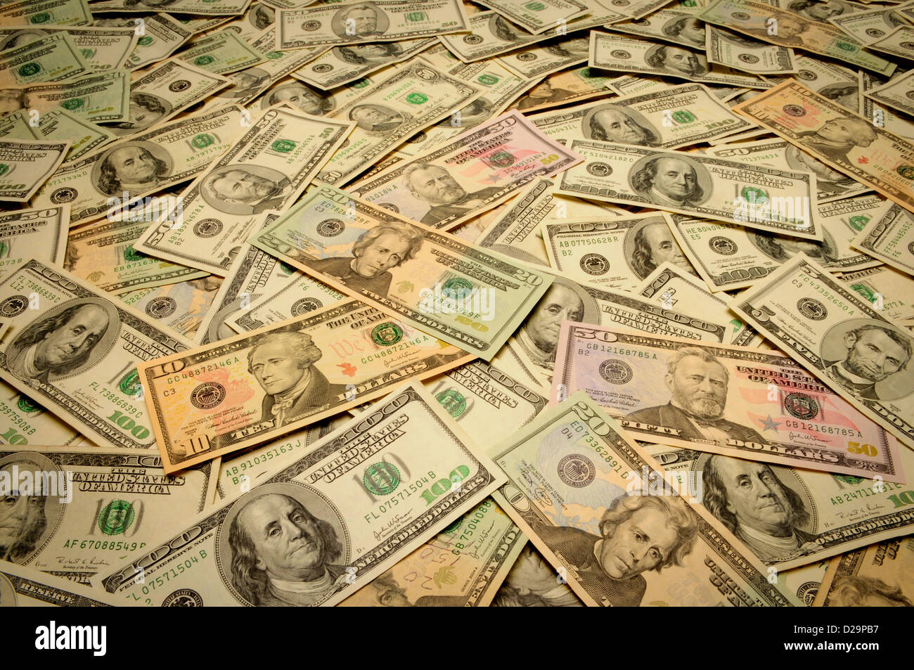 Banknotes all denominations hi-res stock photography and images - Alamy