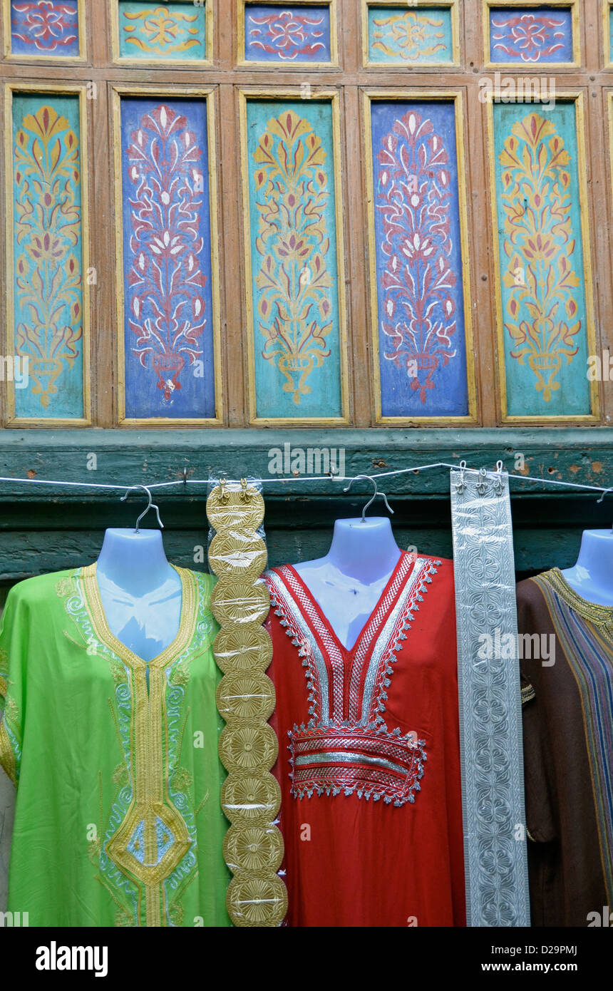 Wedding robes, Fez shop, Morocco Stock Photo - Alamy