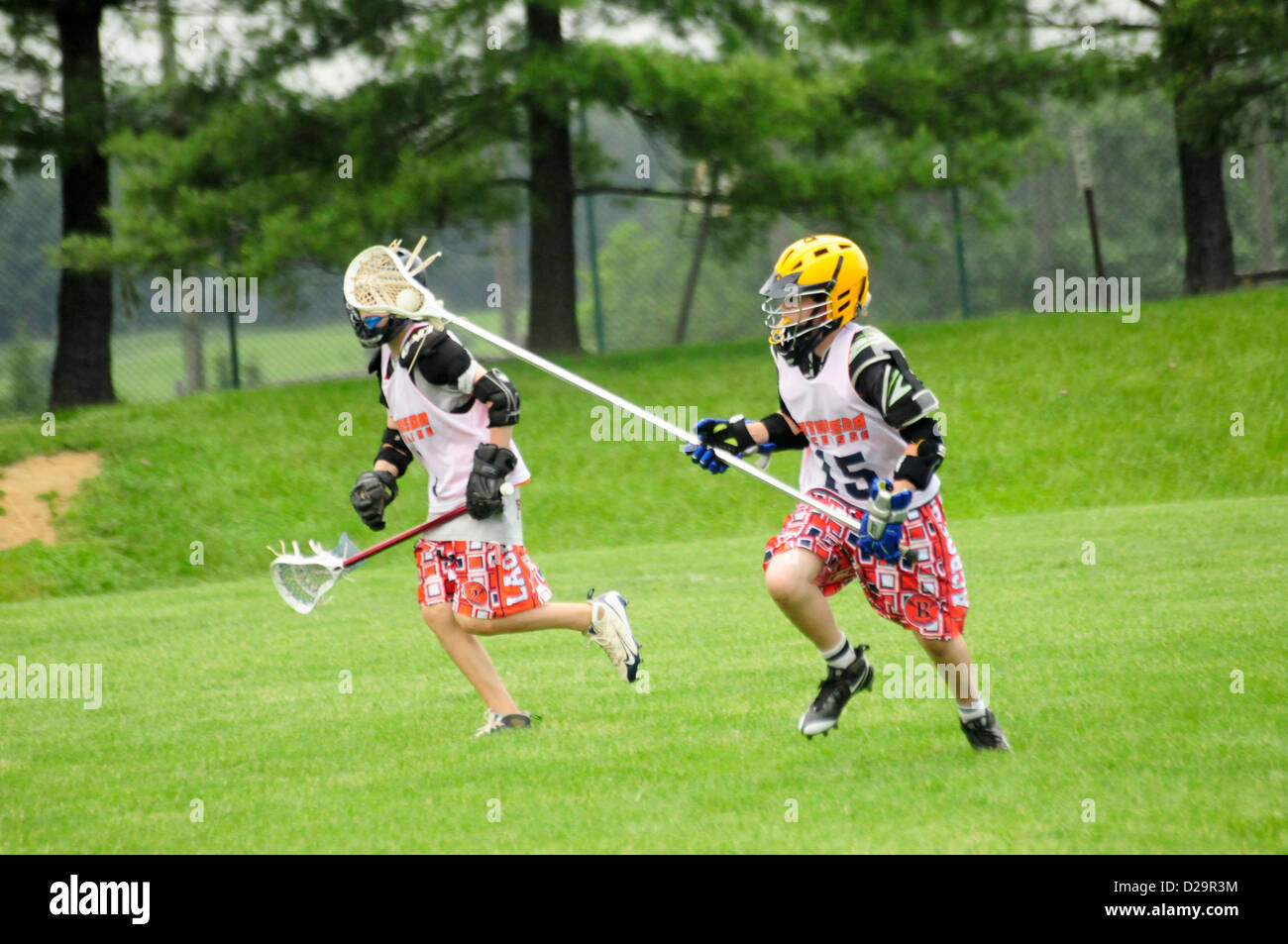 Game of lacrosse hi-res stock photography and images - Alamy