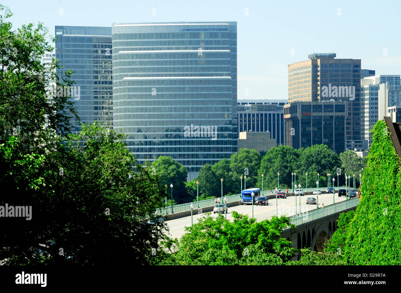 Rosslyn, Virginia. Key Bridge Stock Photo - Alamy