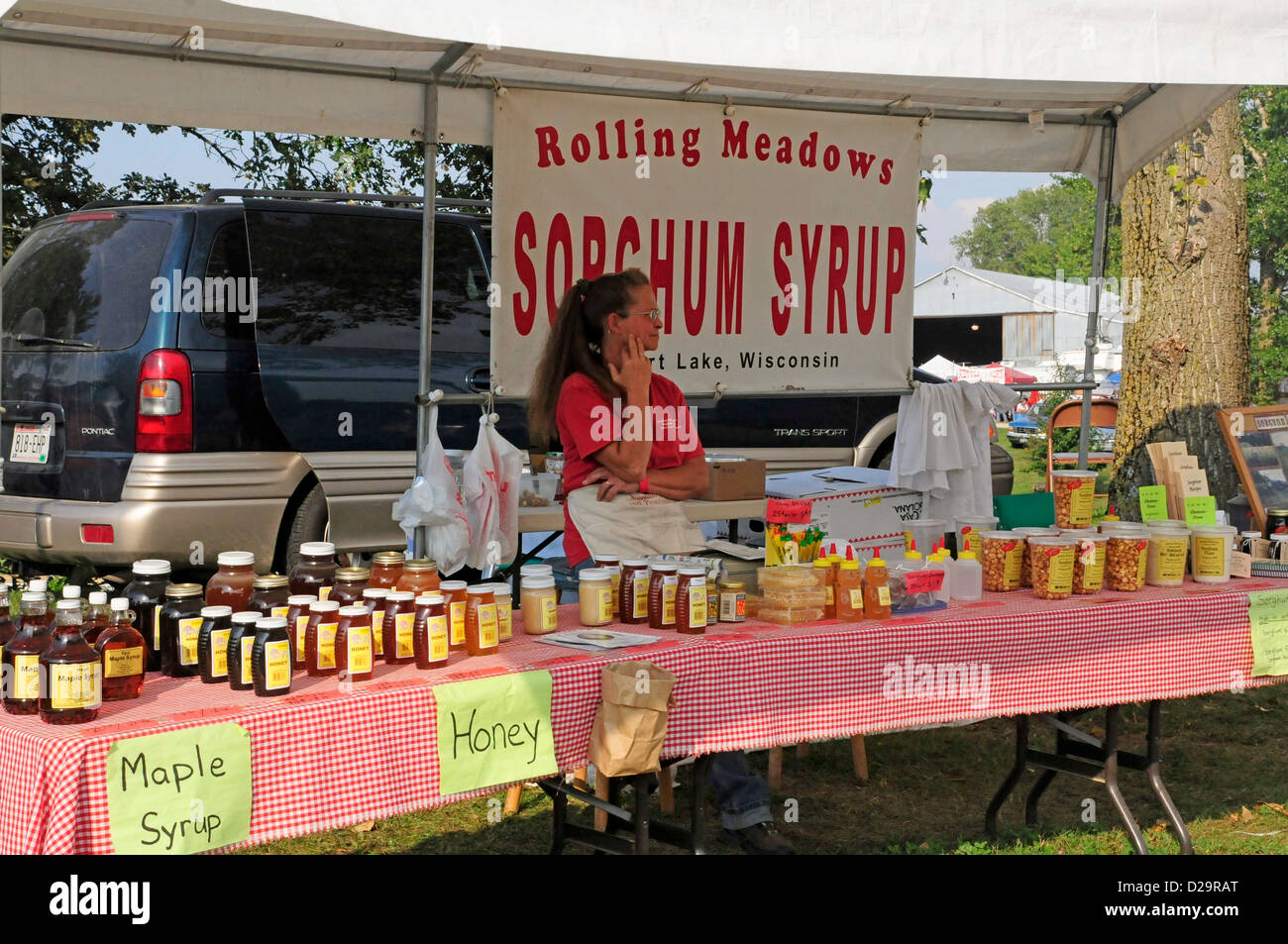 Syrup Stand, Wisconsin Stock Photo - Alamy