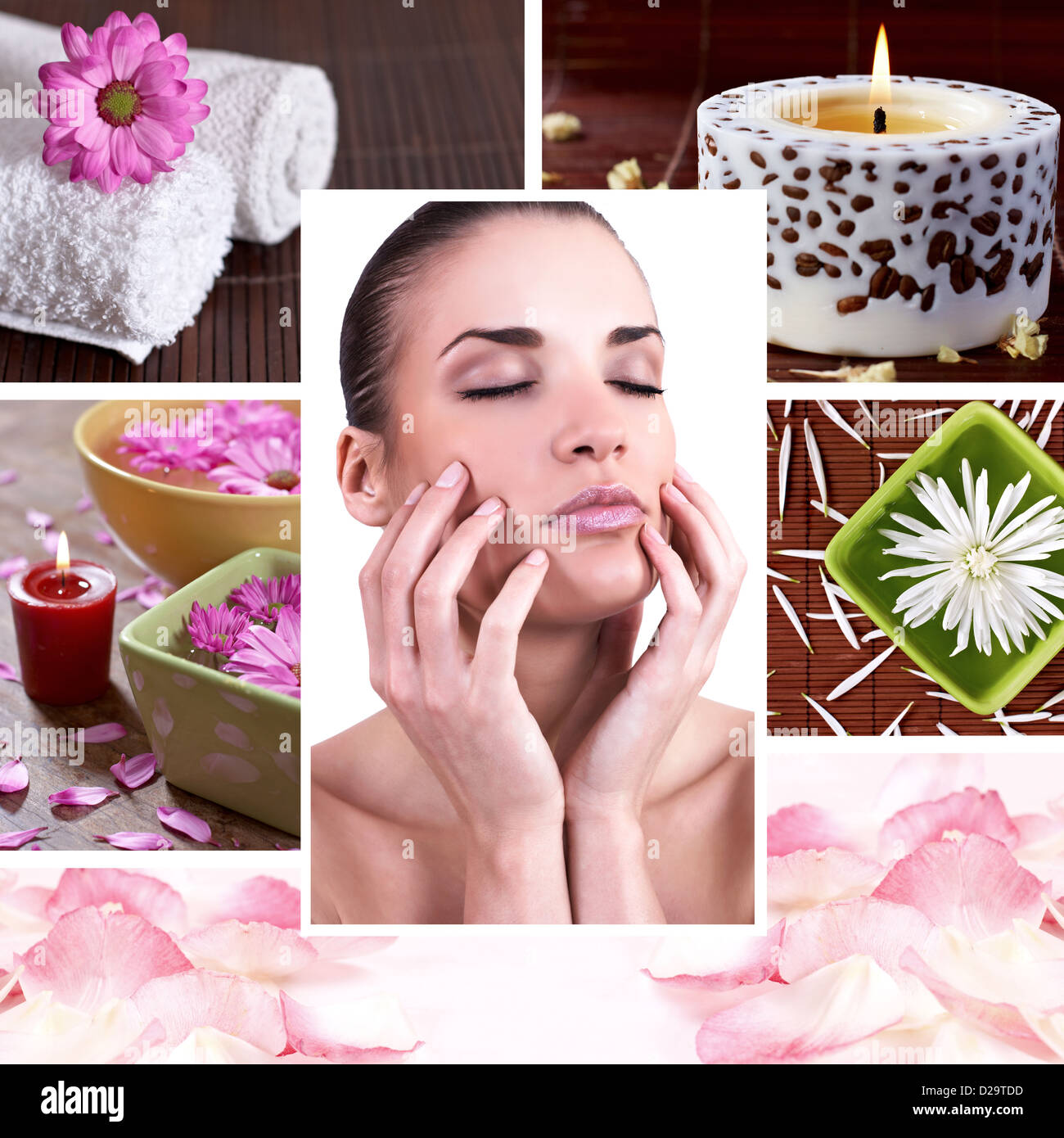 Beauty spa collection Stock Photo - Alamy