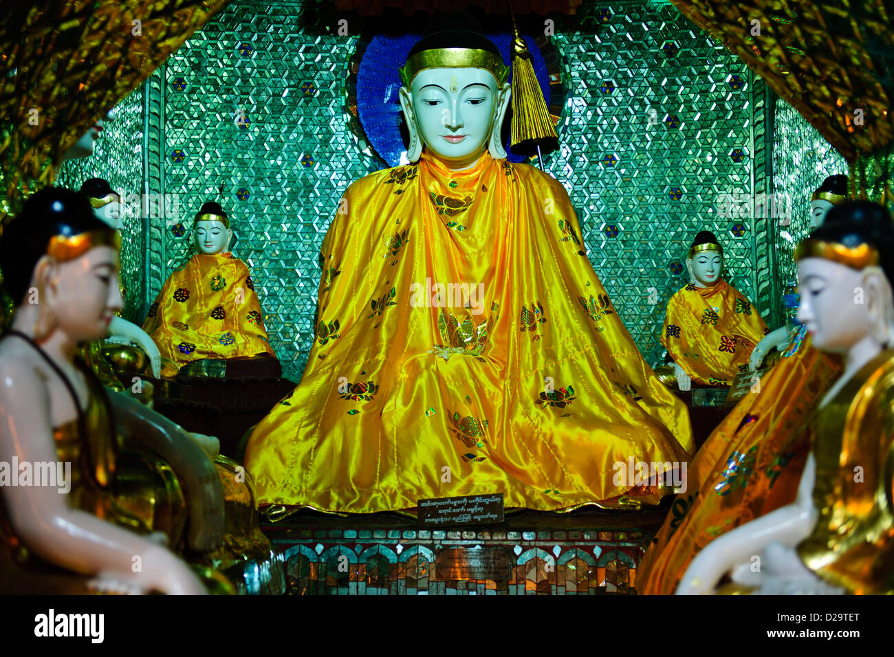 Shwedagon Pagoda,Buddhas,Buddhism By Night,Planetary Posts,Outlying ...