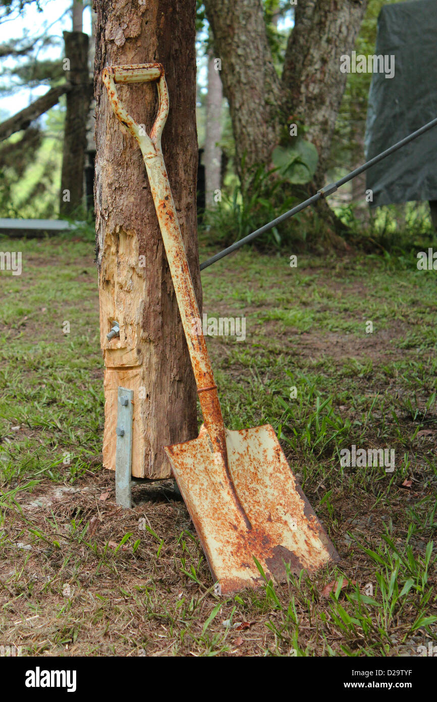 Old Shovel on the Farm Stock Photo - Alamy