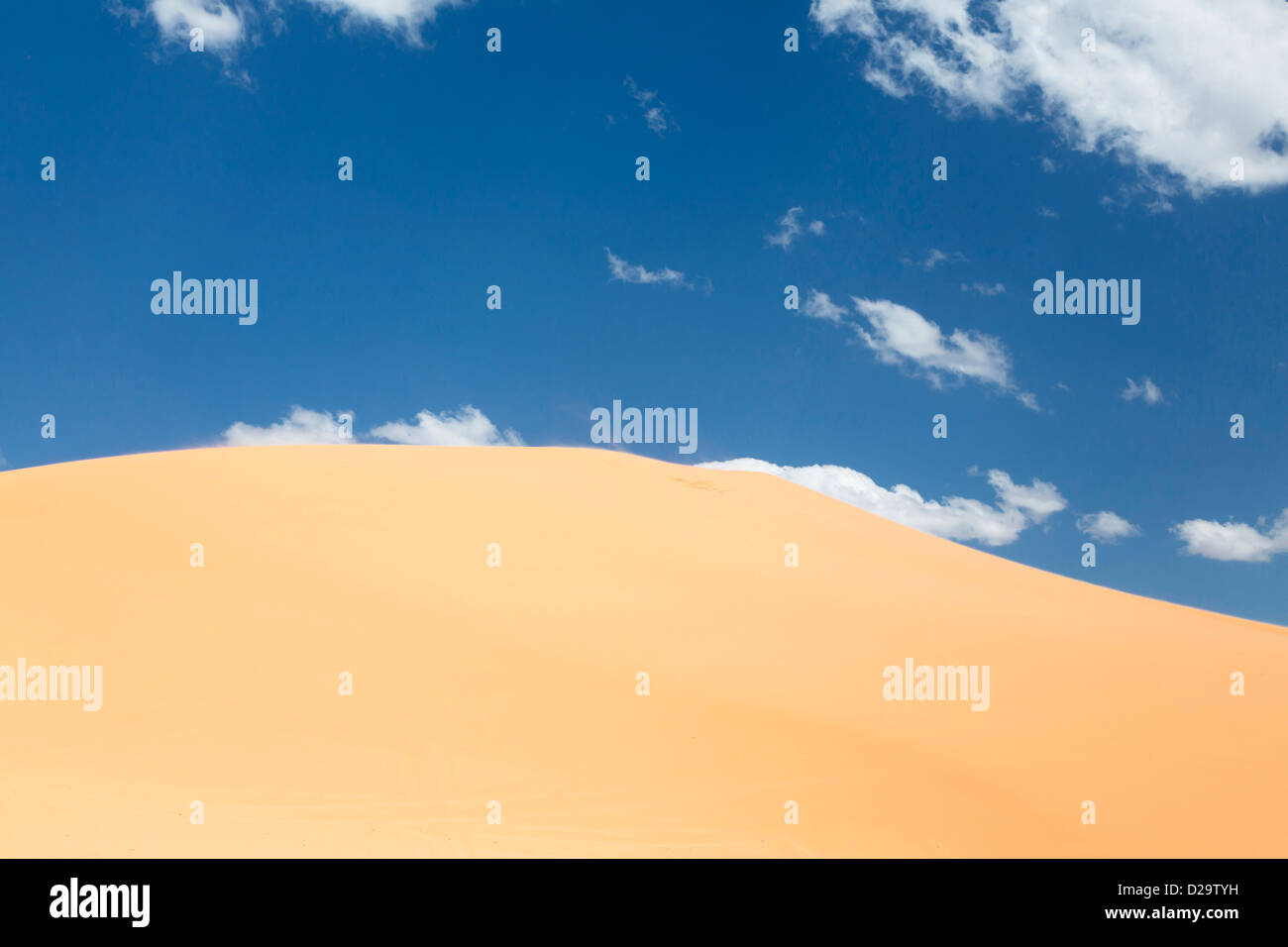 Scenic of a desert landscape with a sand dune Stock Photo - Alamy