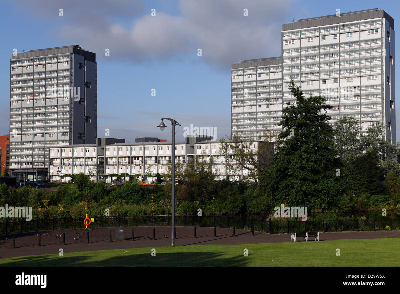 Housing tower blocks in the Gorbals area of Glasgow, Scotland, UK Stock ...