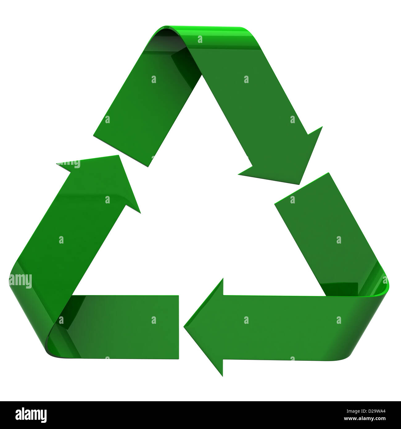 Recycle icon, 3d image Stock Photo - Alamy