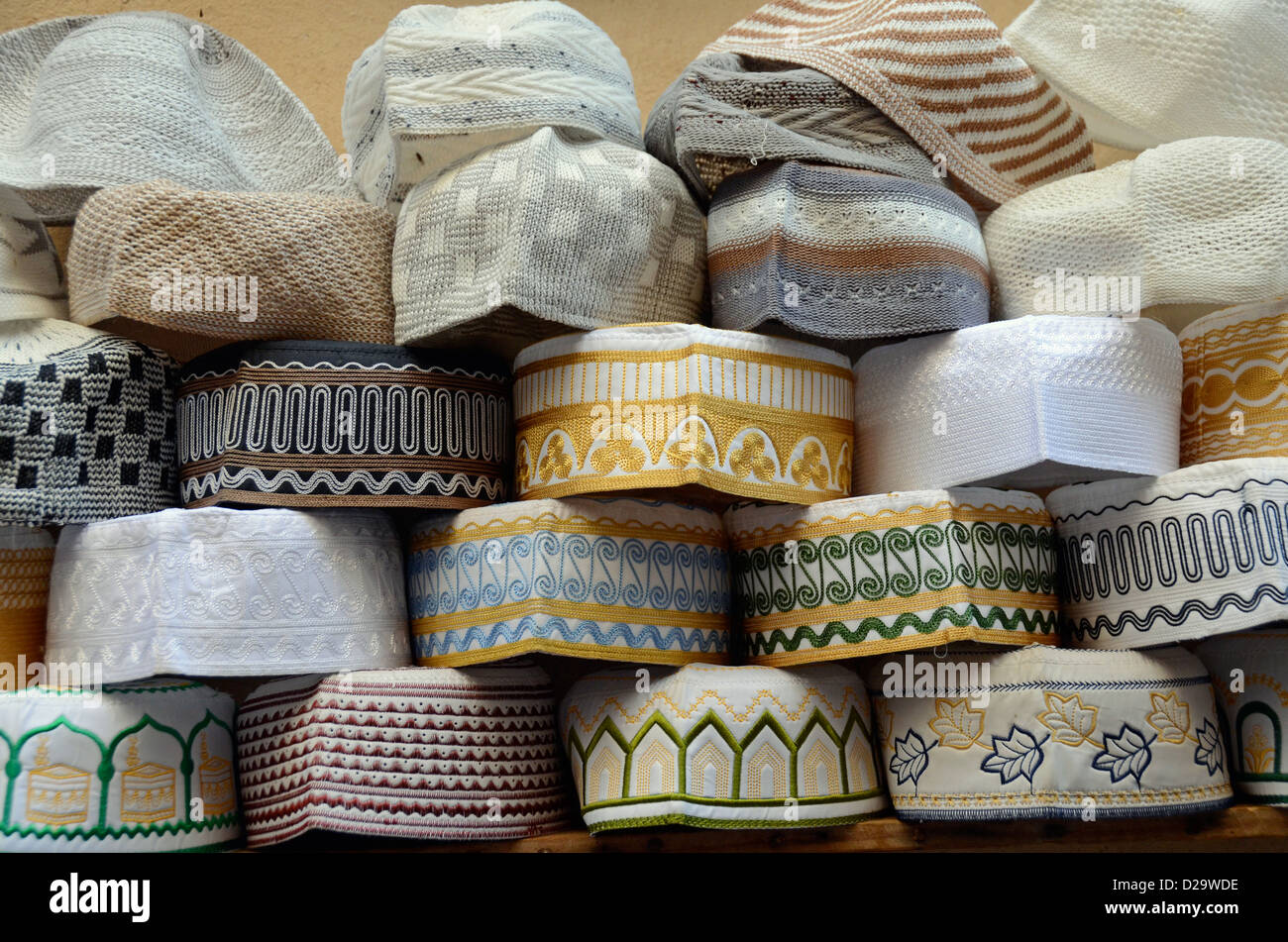 Caps for sale, Morocco Stock Photo - Alamy