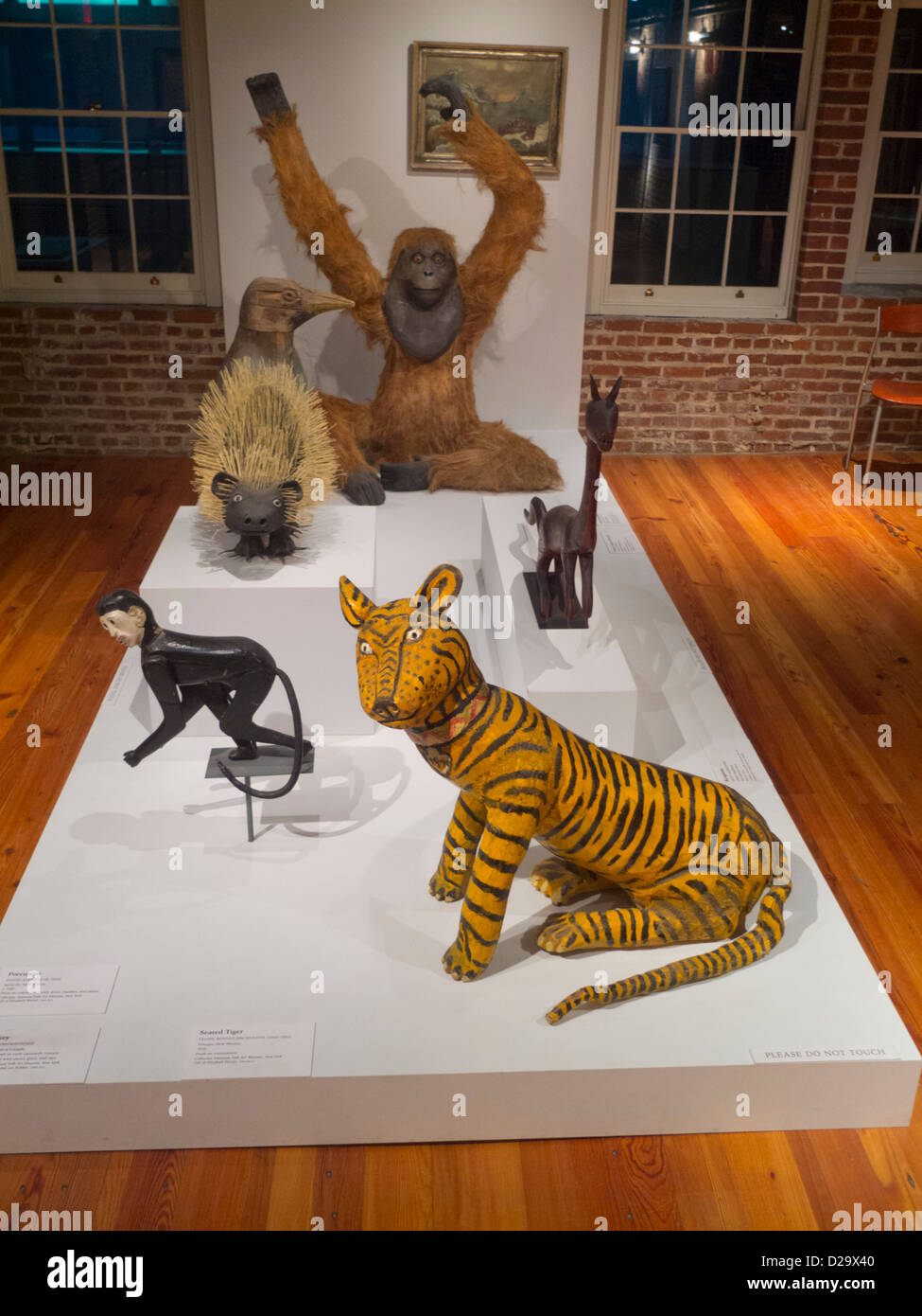 South Street Seaport Museum interior Stock Photo - Alamy