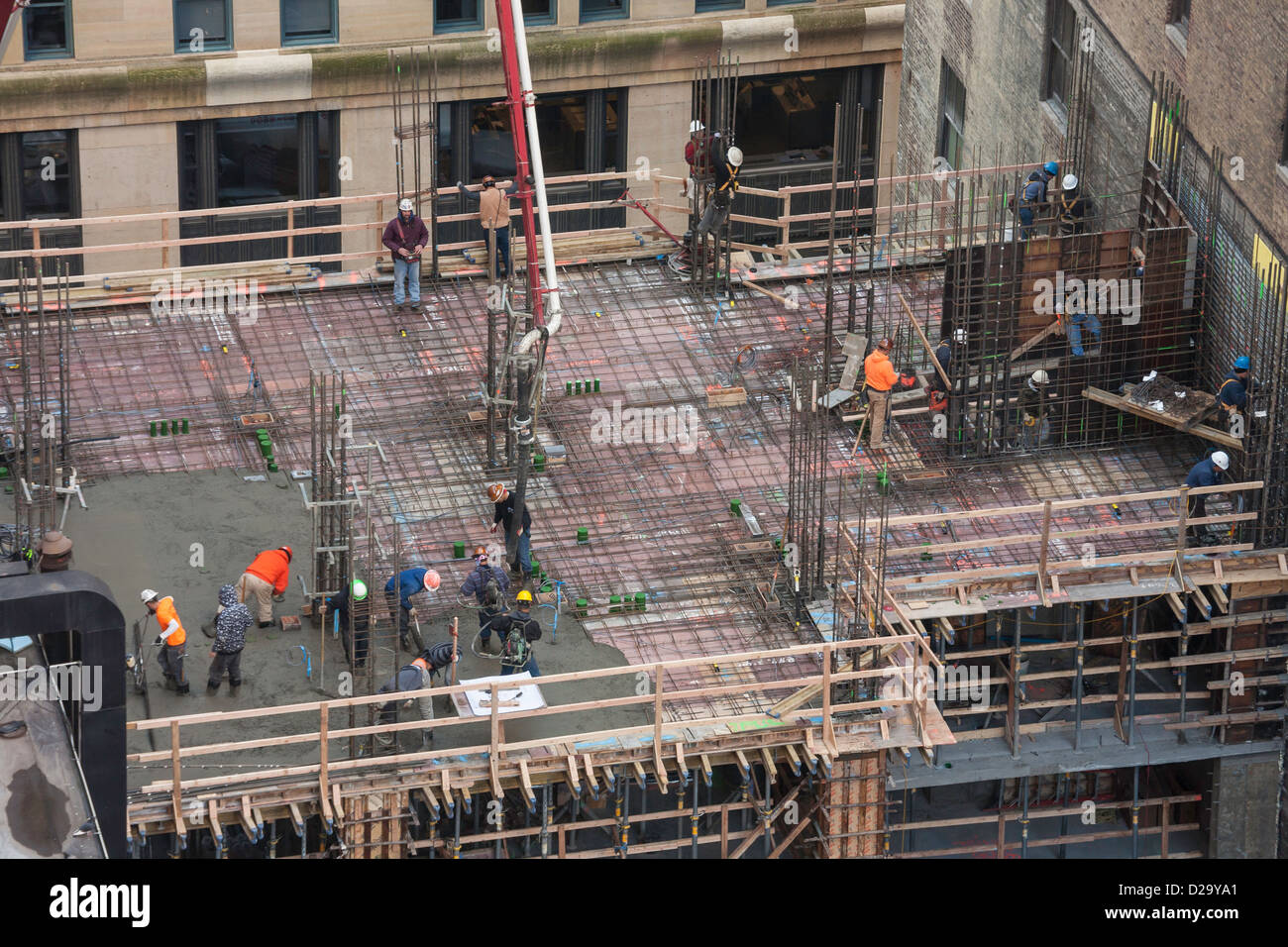 High-rise Building Construction Site (2 of 3 Stock Photo - Alamy