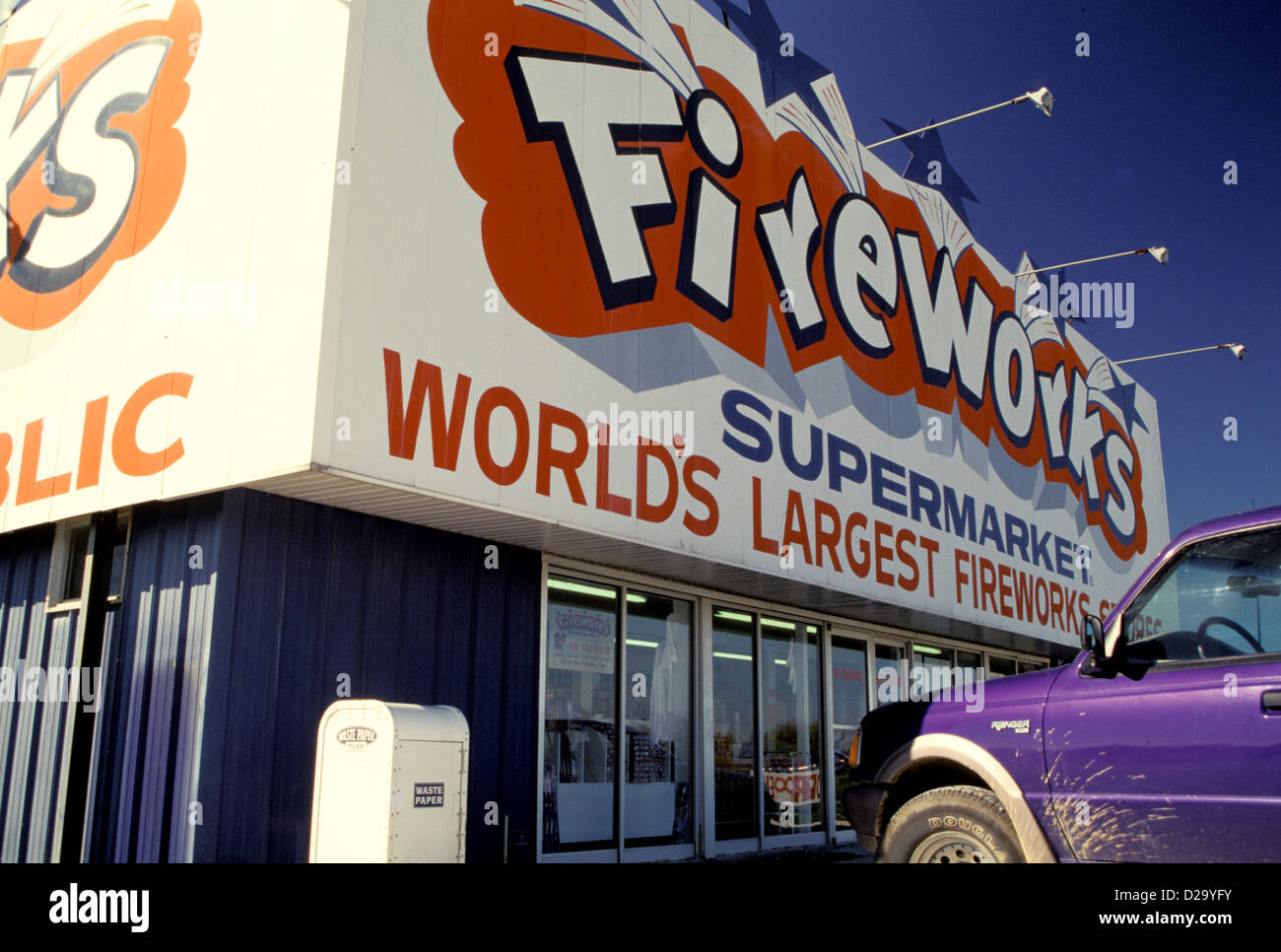 Large fireworks store High Resolution Stock Photography and Images - Alamy