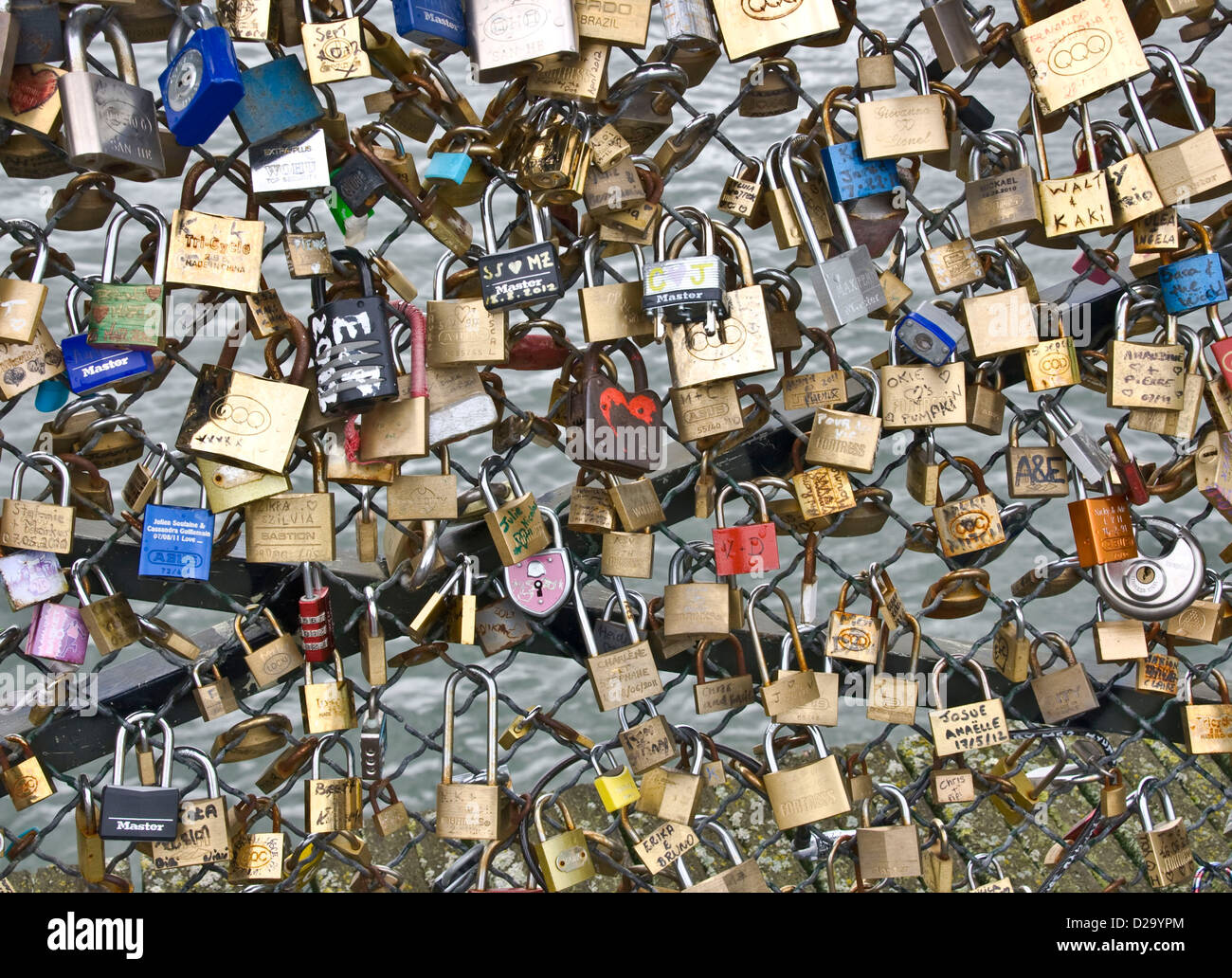 Hang locks High Resolution Stock Photography and Images - Alamy