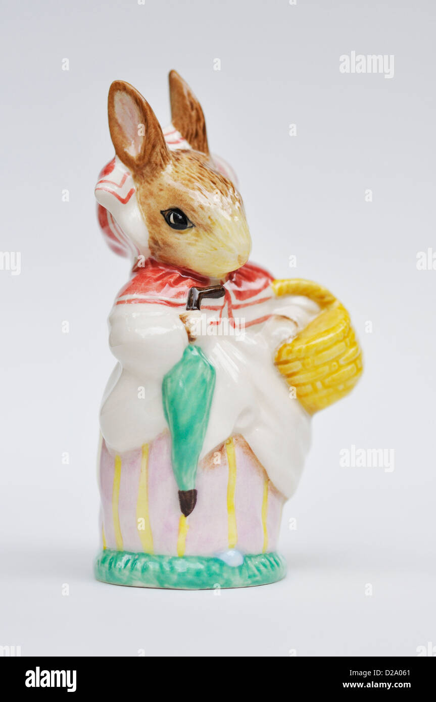 Mrs. Rabbit - Beatrix Potter Royal Doulton figurine Stock Photo - Alamy