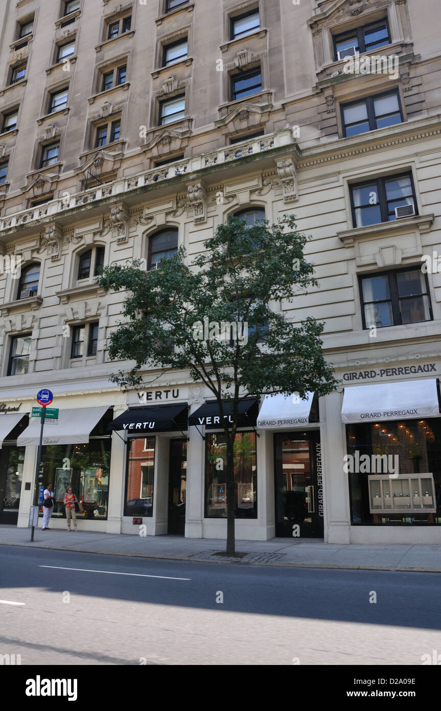 Vertu storefront, New York City, USA - luxury mobile and cell phones ...