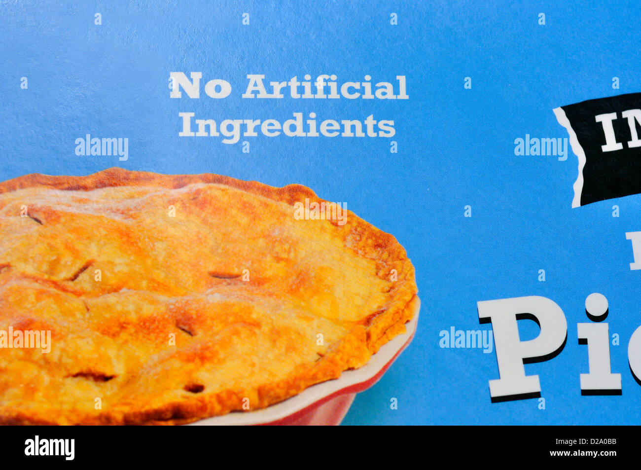 No Artificial Ingredients food package Stock Photo - Alamy