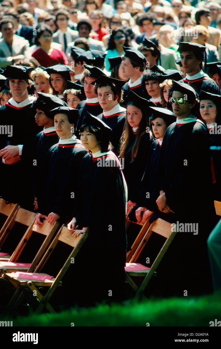 College Graduates At Ceremony Stock Photo - Alamy