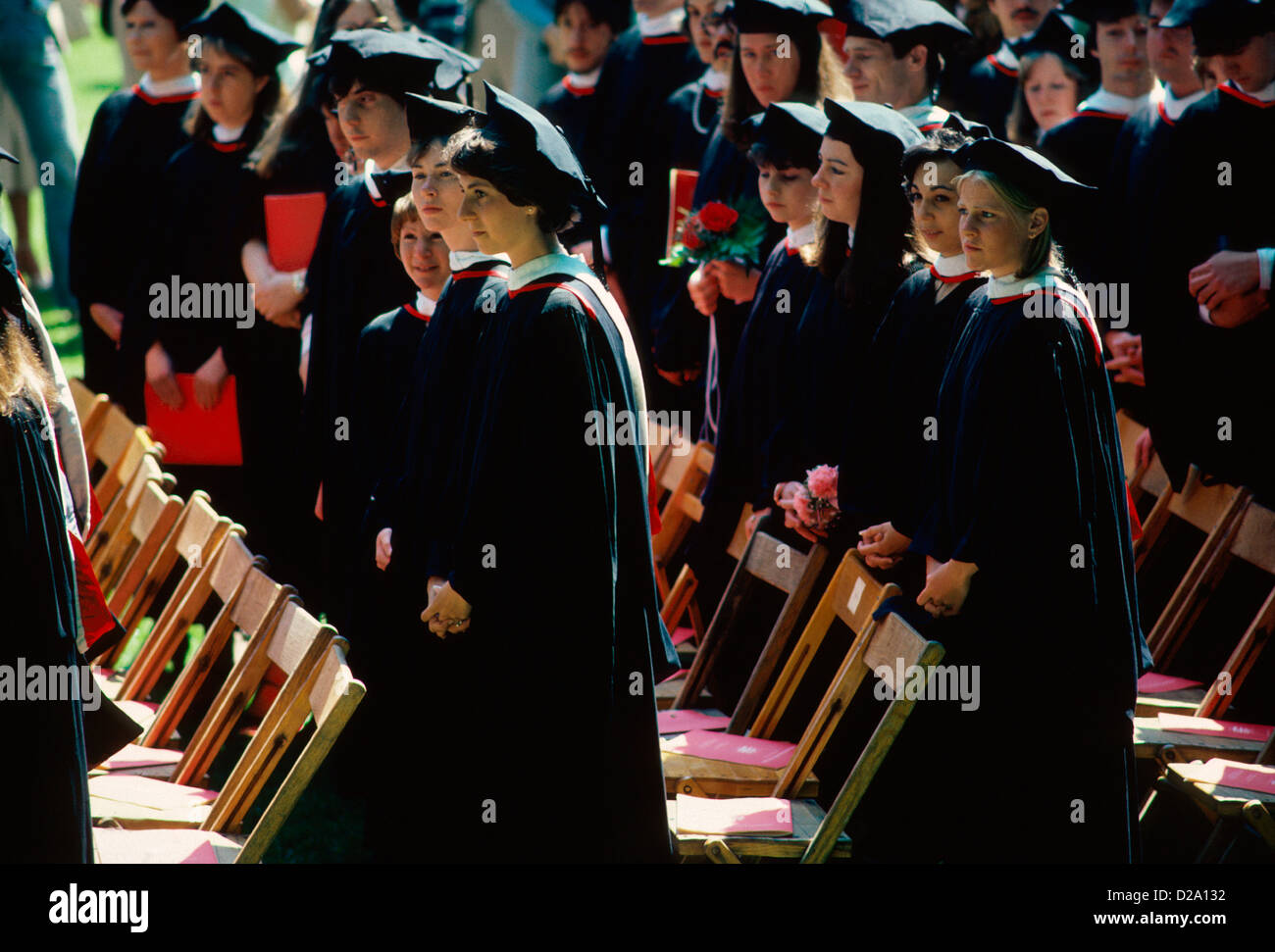 College Graduates At Ceremony Stock Photo - Alamy
