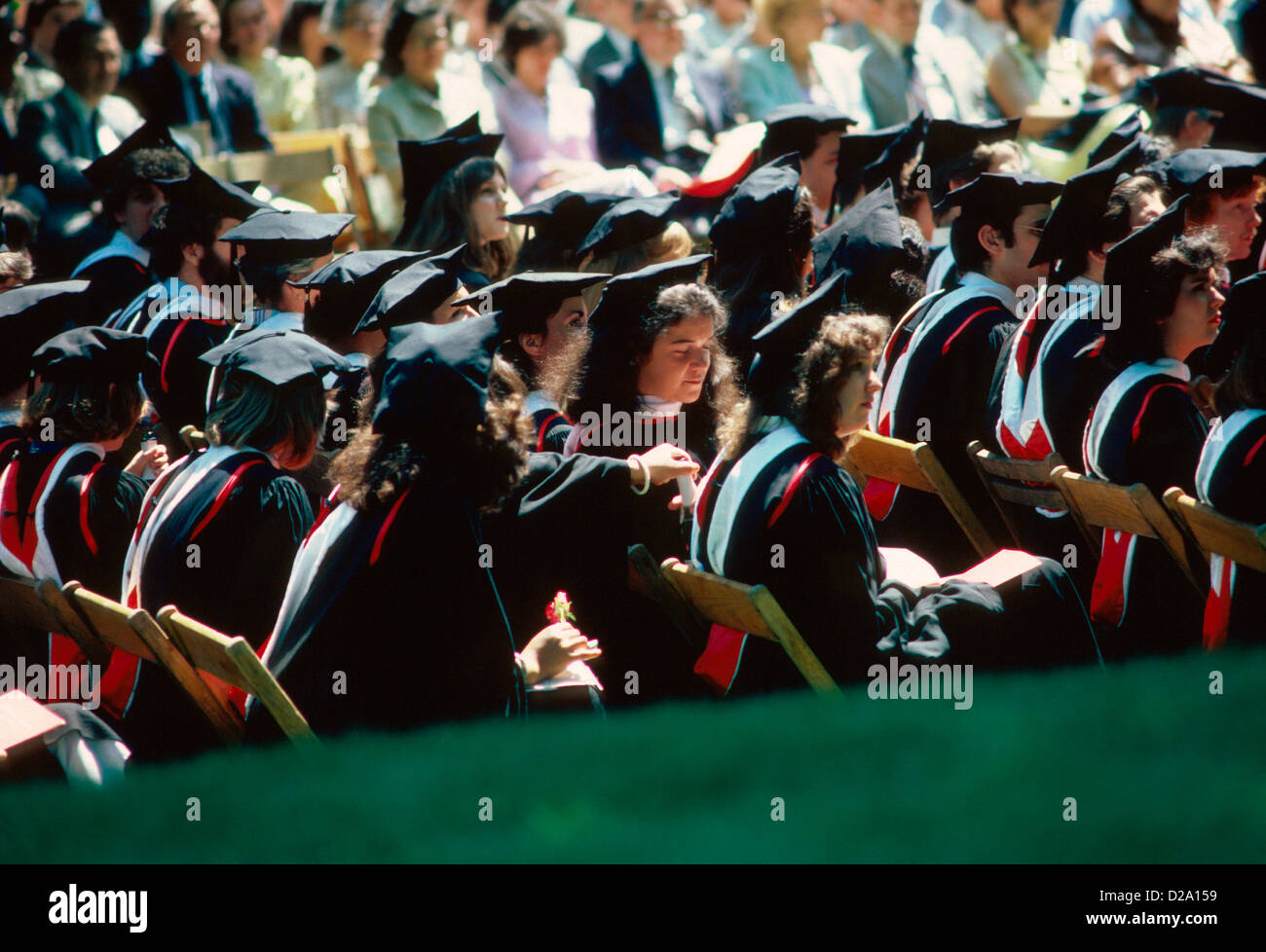 College Graduates At Ceremony Stock Photo - Alamy
