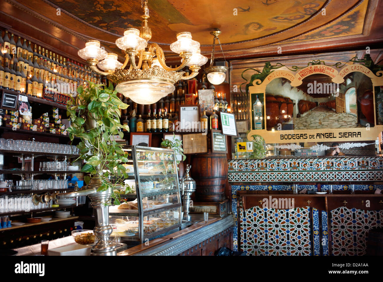 taberna angel sierra bar madrid spain chueca Stock Photo - Alamy