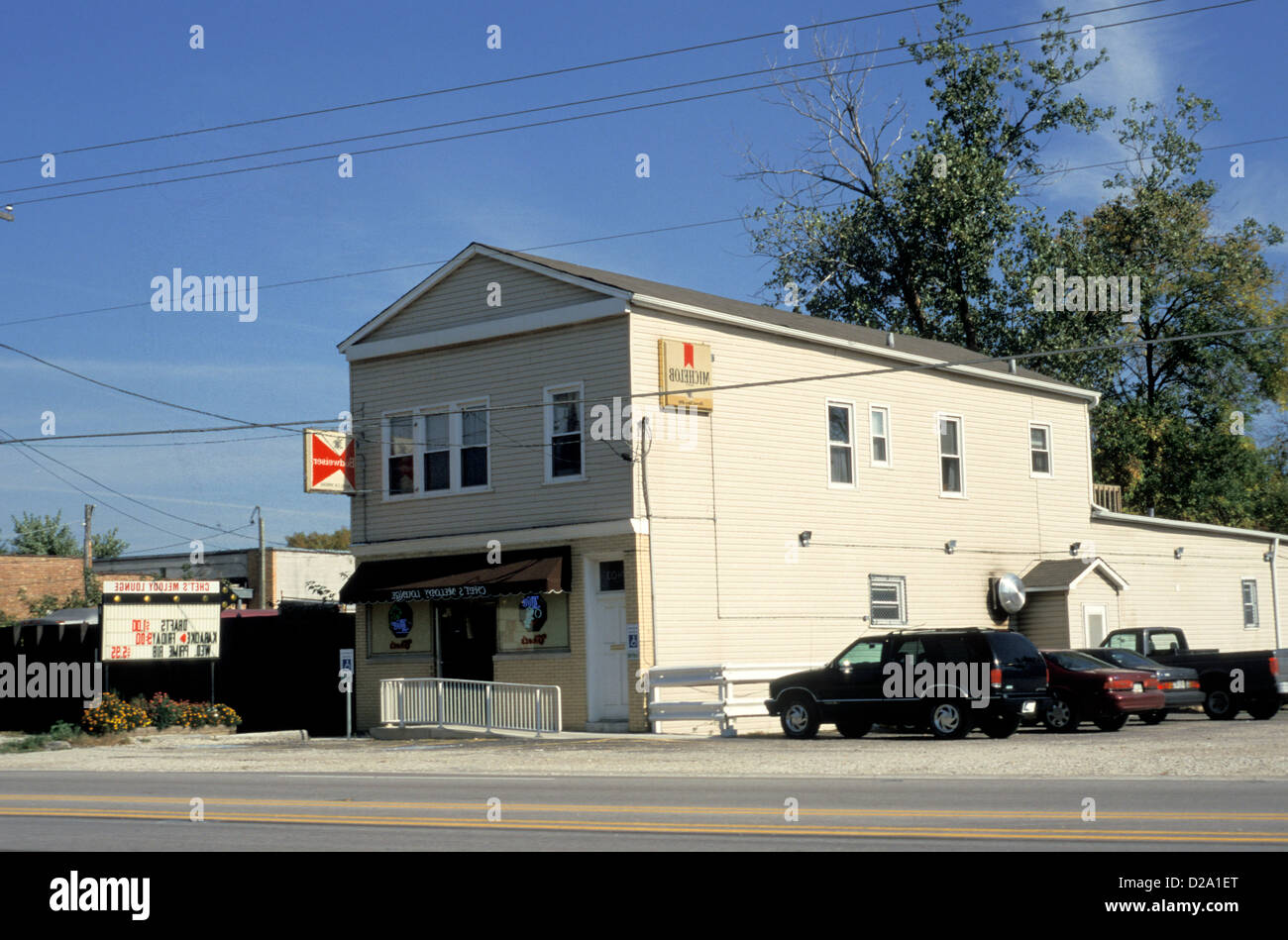 Illinois, Chicago. Chet’S Melody Lounge Stock Photo - Alamy