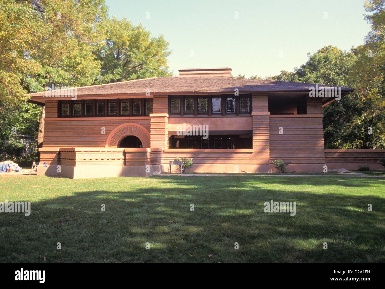 Illinois Oak Park Arthur Heurtley House Designed By Frank Lloyd