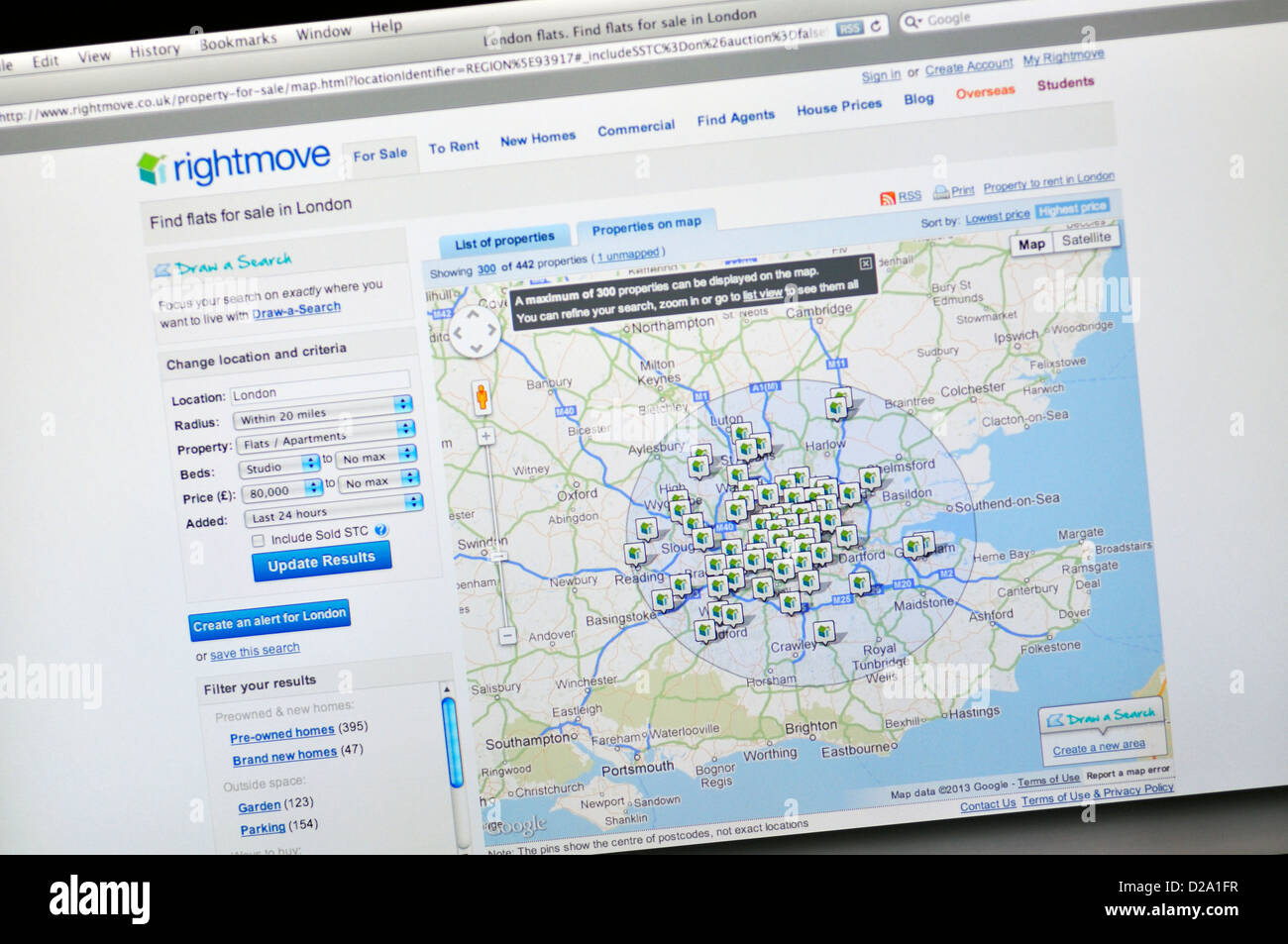 Rightmove properties hi-res stock photography and images - Alamy