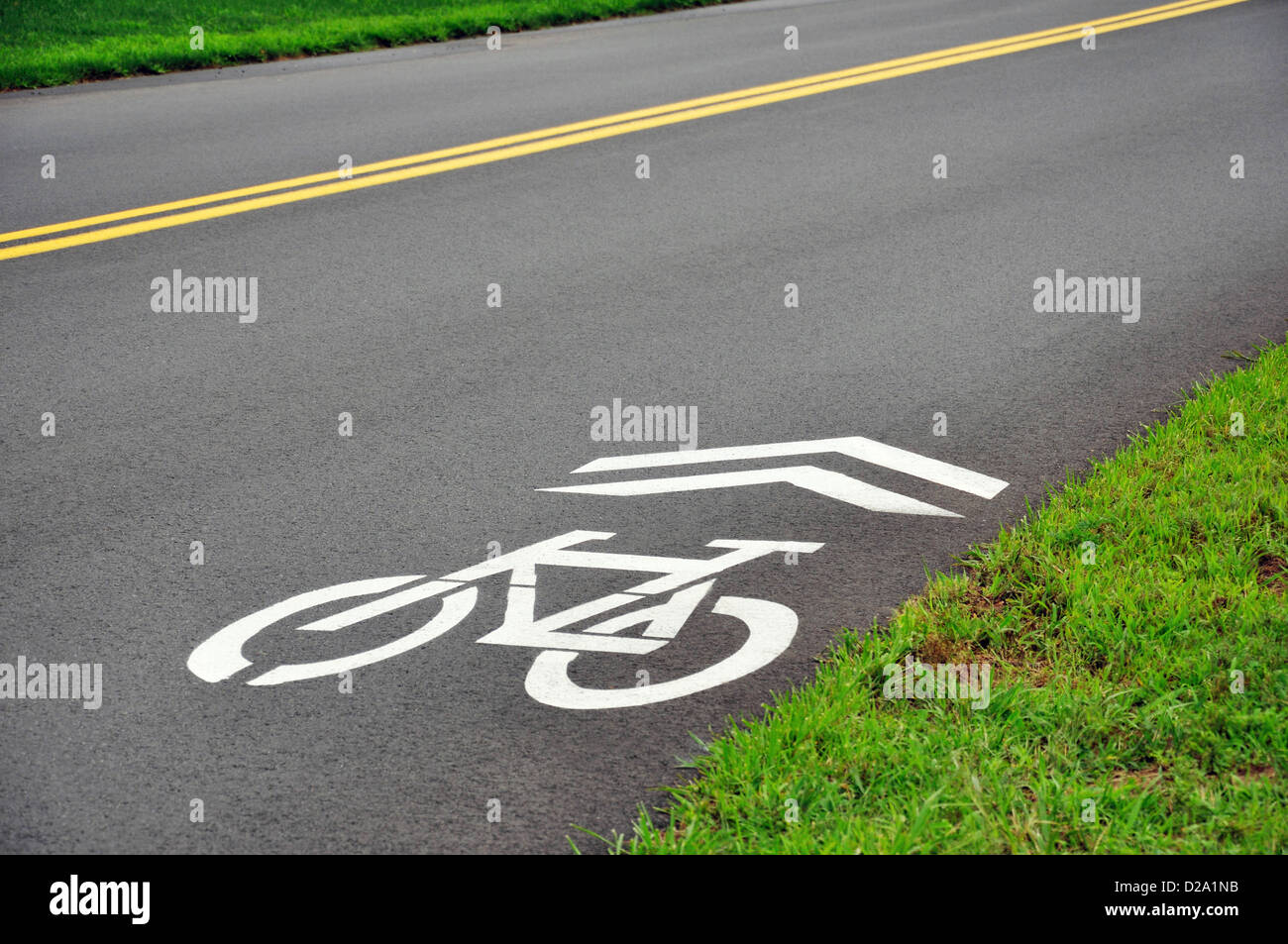 Designated bicycle bike path hi-res stock photography and images - Alamy