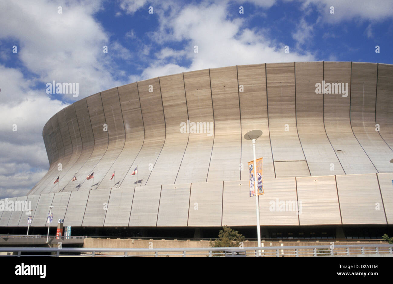 Louisiana. New Orleans. Superdome Exterior Close-Up Stock Photo - Alamy