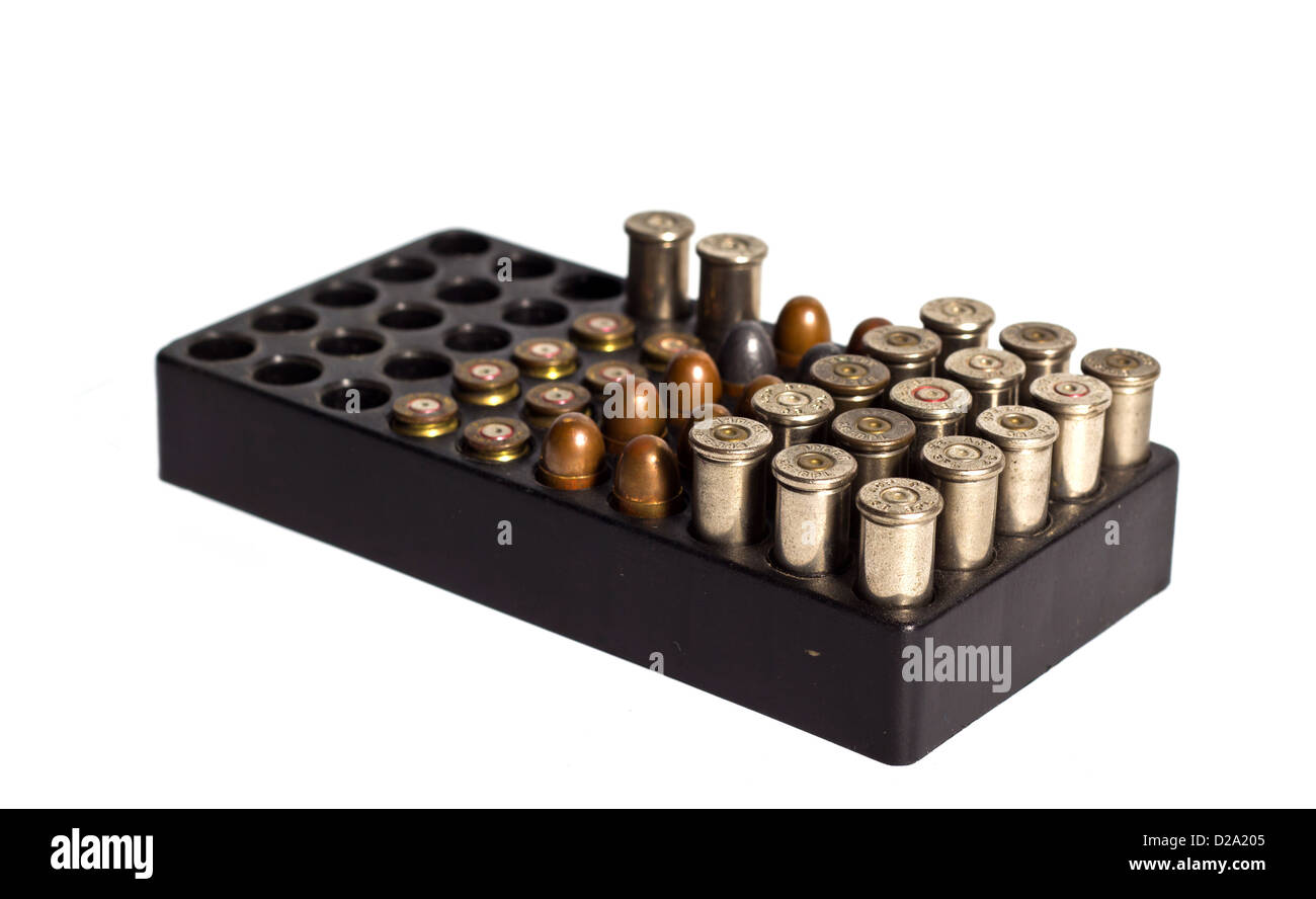 Many of Bullets and Bullet Shells on white background Stock Photo - Alamy