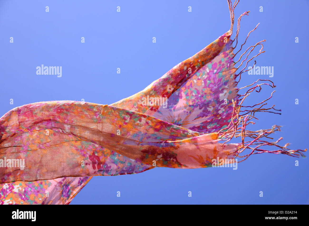 Scarf flying in the air Stock Photo - Alamy