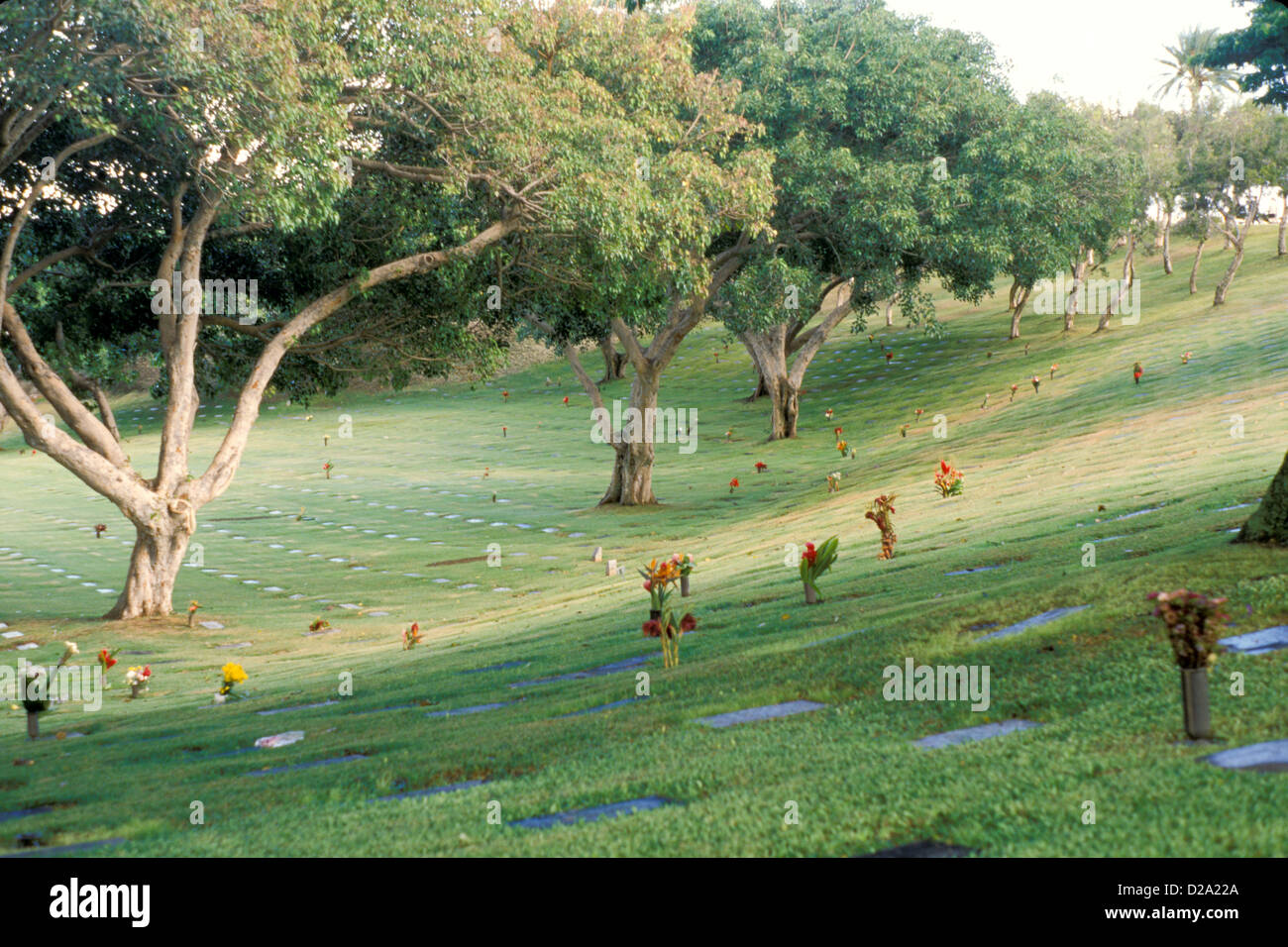 Hawaii. Oahu. National Memorial Cemetery Of The Pacific. Punchbowl ...