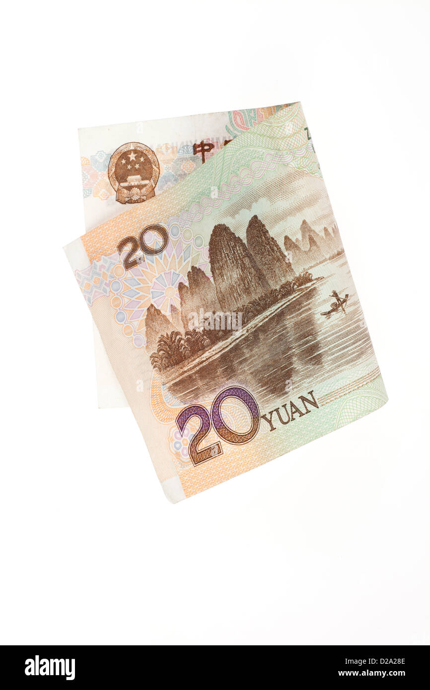 20 yuan note hi-res stock photography and images - Alamy