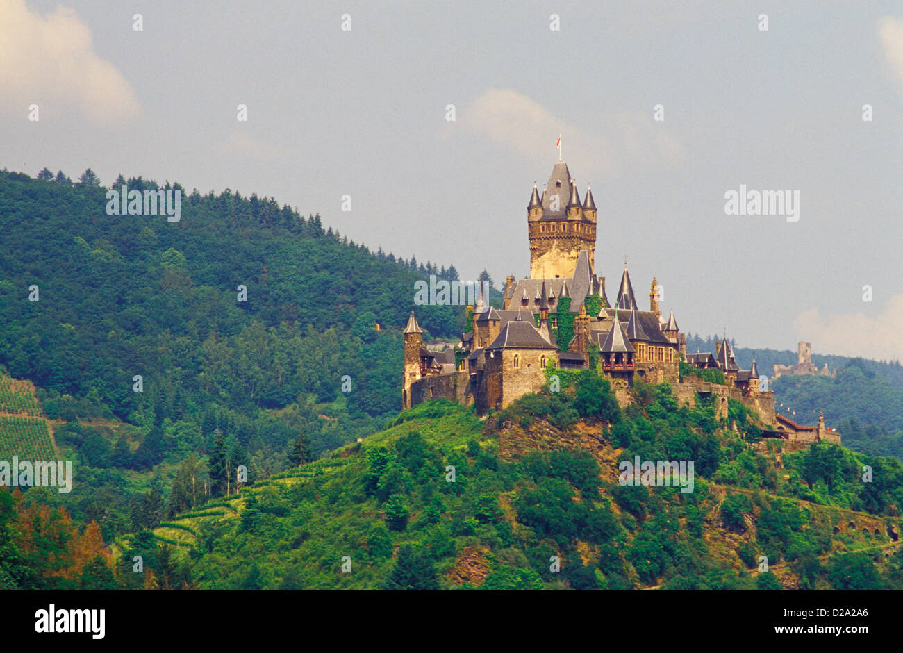 Germany mosel valley cochem castle travel world germany landscape color ...