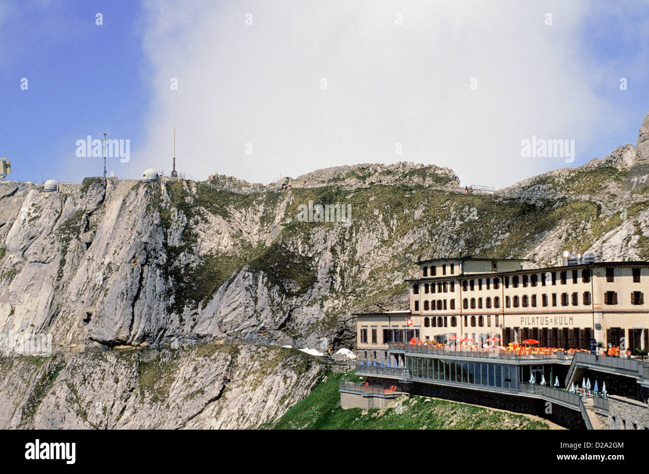 Switzerland mt pilatus hotel pilatus kulm hi-res stock photography and ...