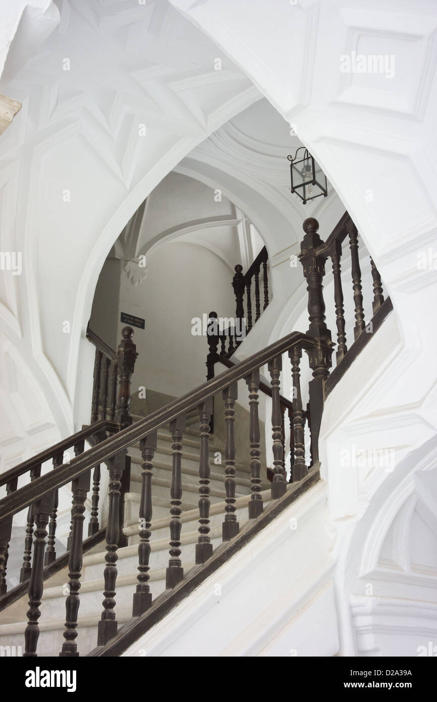 architecture spain stairway cadiz andalusia stairs Stock Photo - Alamy