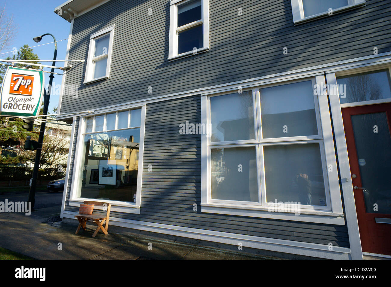 The Foley Building or Olympic Grocery, a heritage building on West 16th ...