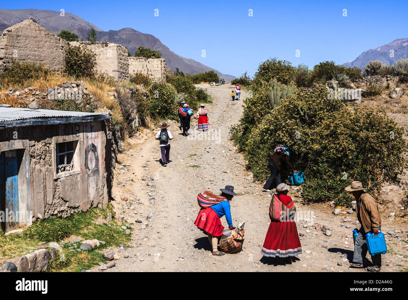 Real life in peru hi-res stock photography and images - Alamy