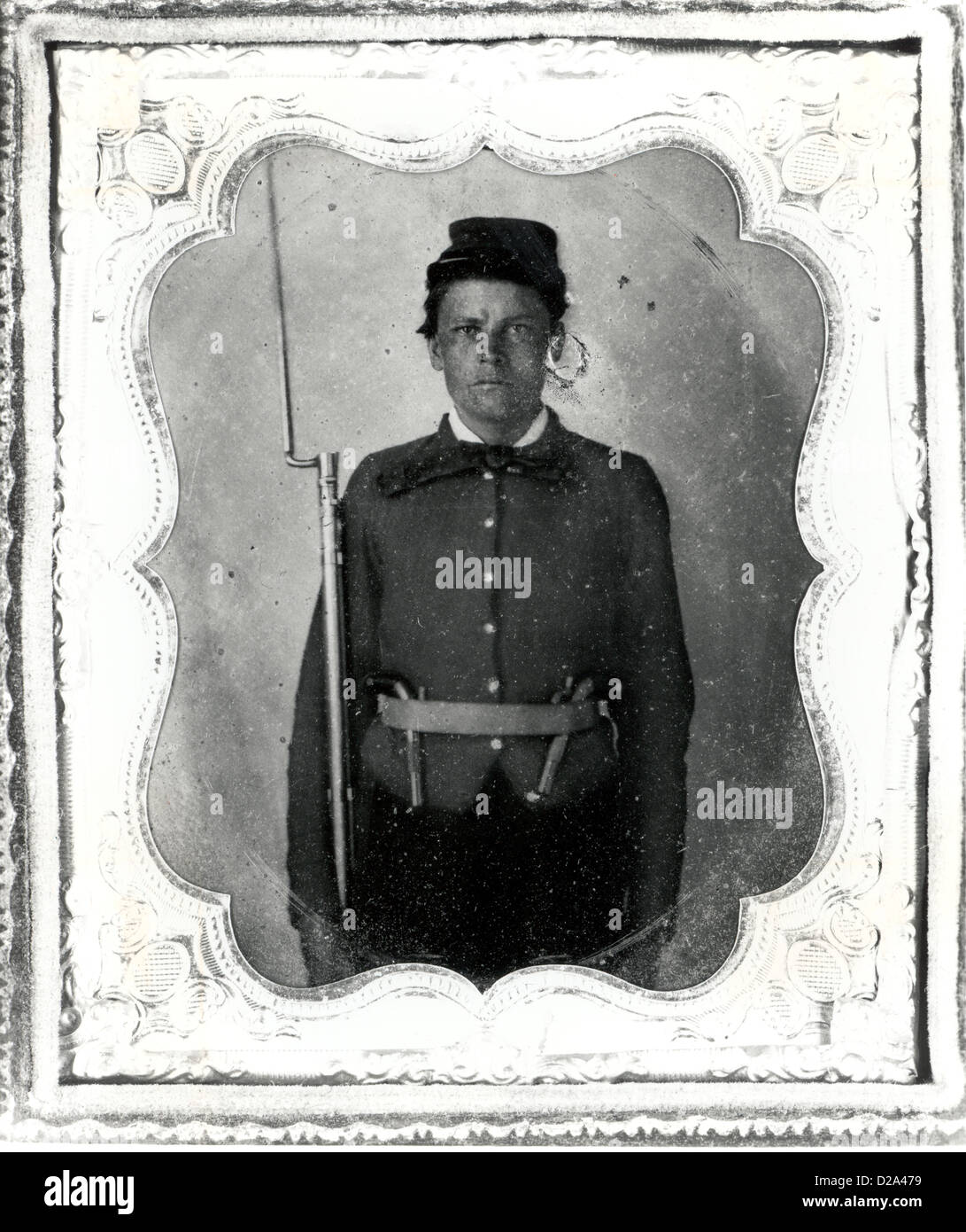 Civil War Confederate Private Portrait Pvt William S Askew Company ...