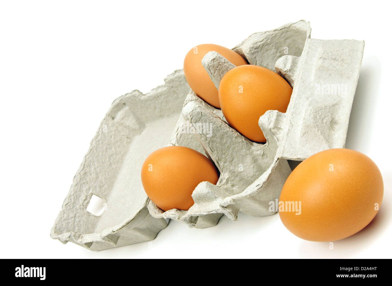Farm eggs supermarket Cut Out Stock Images & Pictures - Alamy